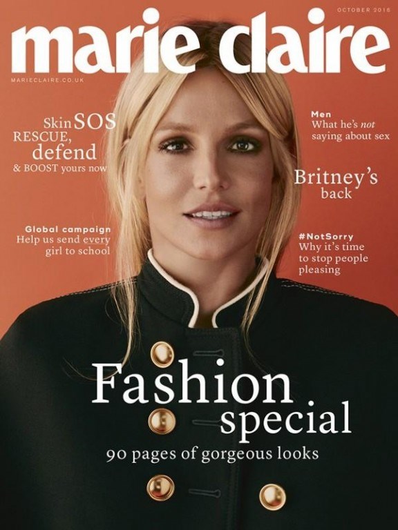 Britney Spears in Undercover Glamour, promoting her New Glory Album for ...